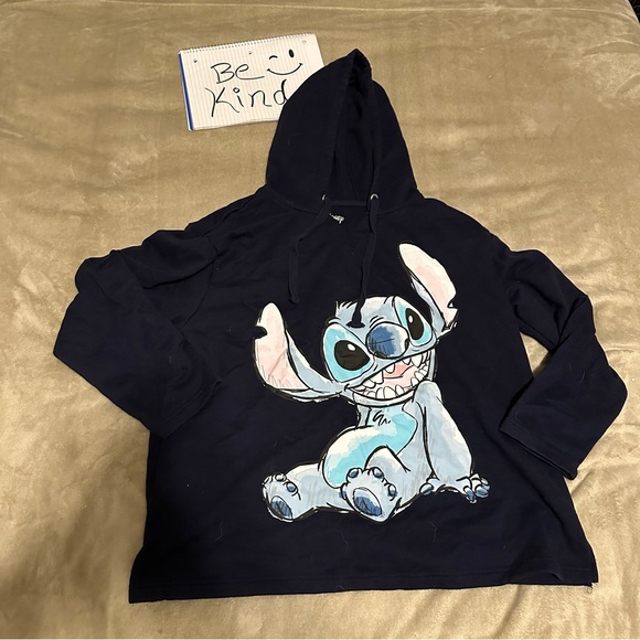 Disney | Tops | Disneys Oversized Stitch Hoodie | Poshmark